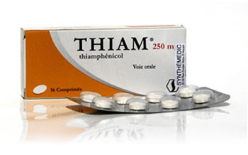 Thiamphénicol 250 mg / cp | SYNTHEMEDIC